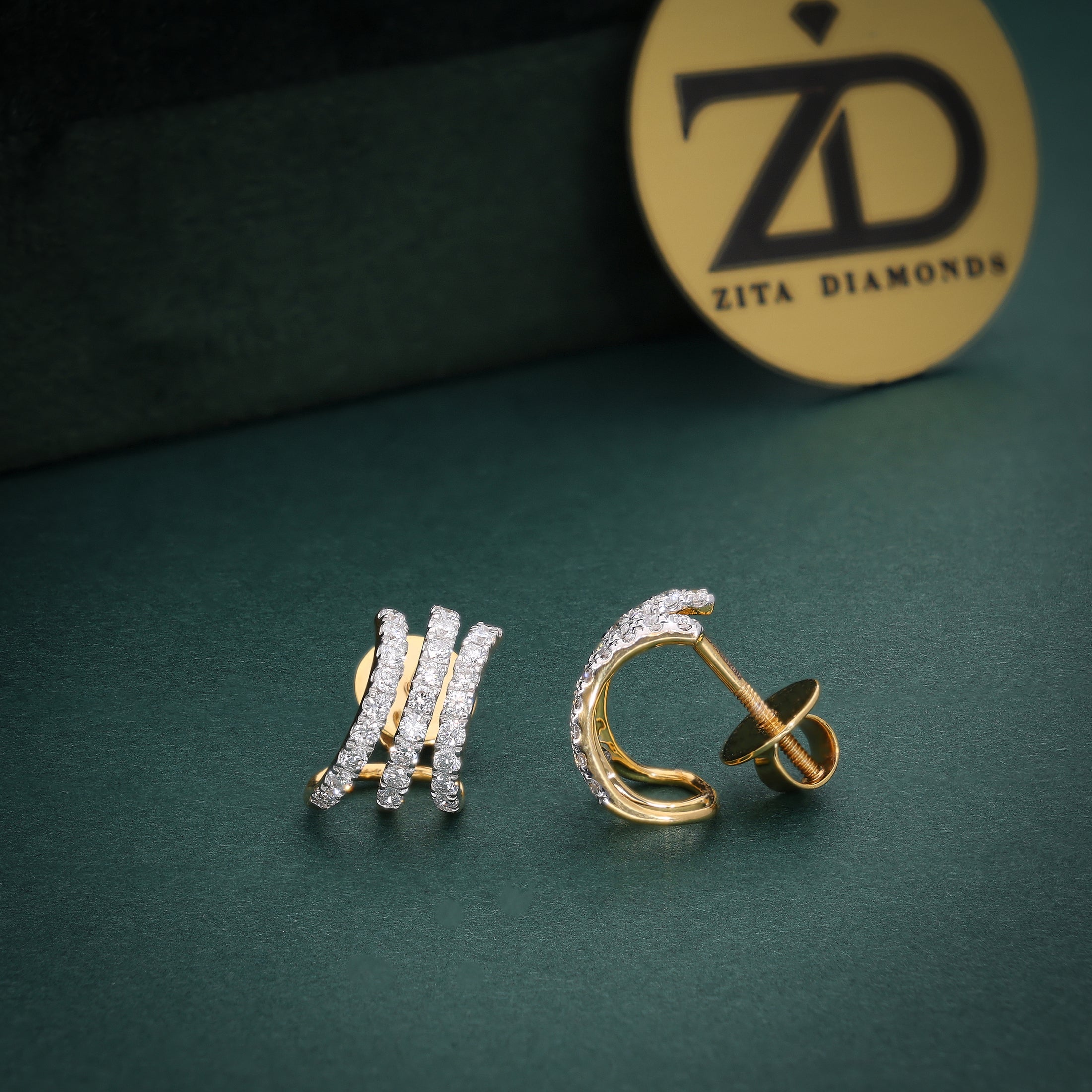 Trio of Elegance Earrings – Zita Diamonds