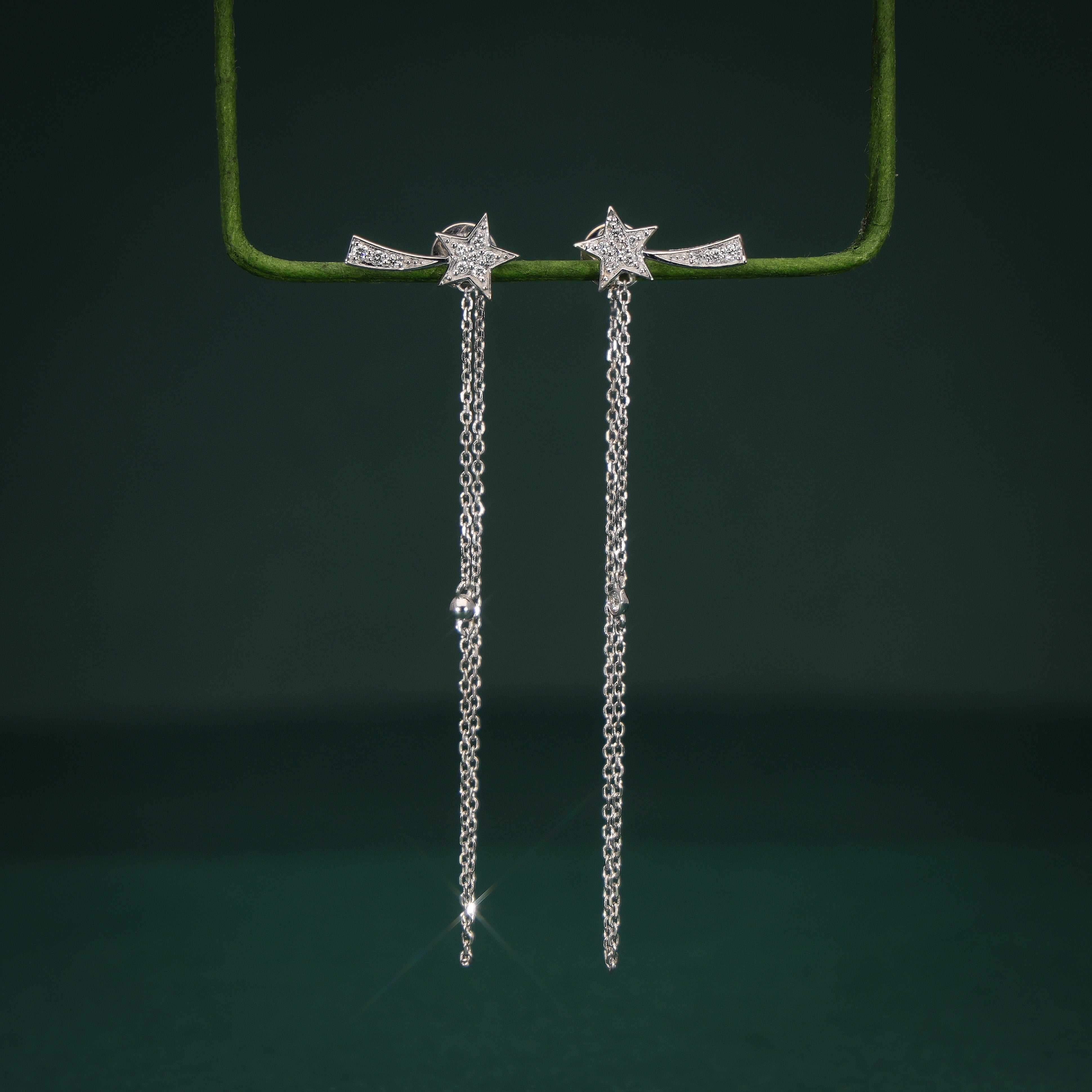 Thread Star Earrings – Zita Diamonds