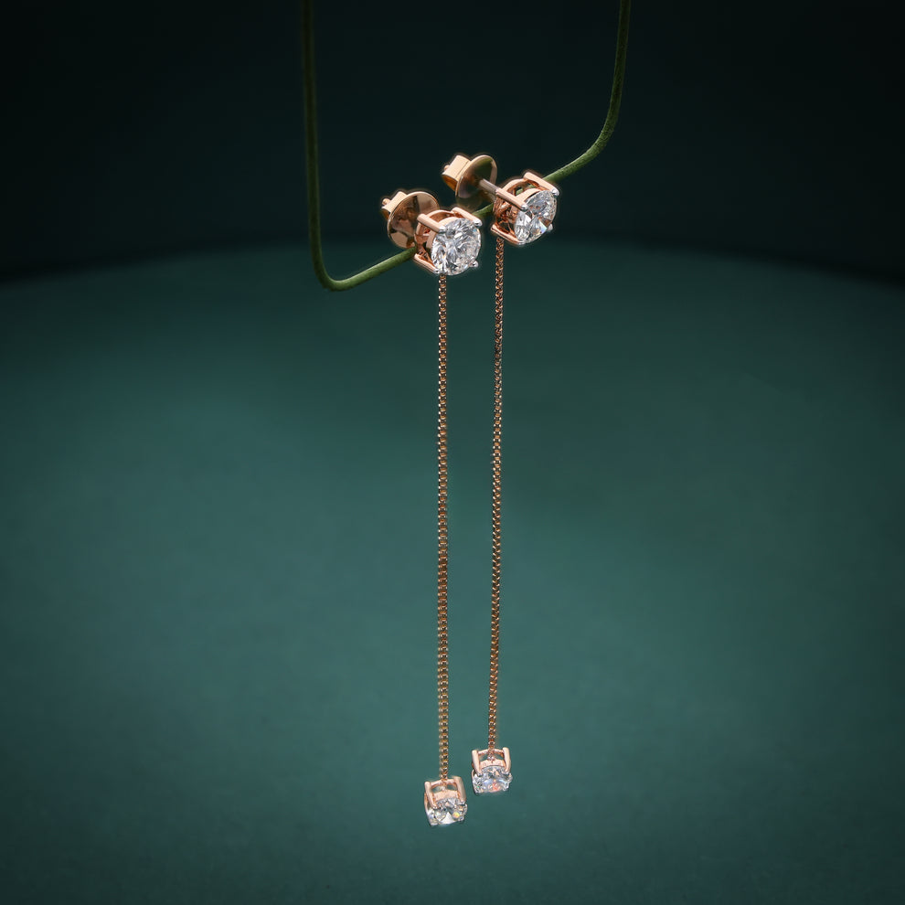 Ethereal Drop Diamond Earrings – Zita Diamonds