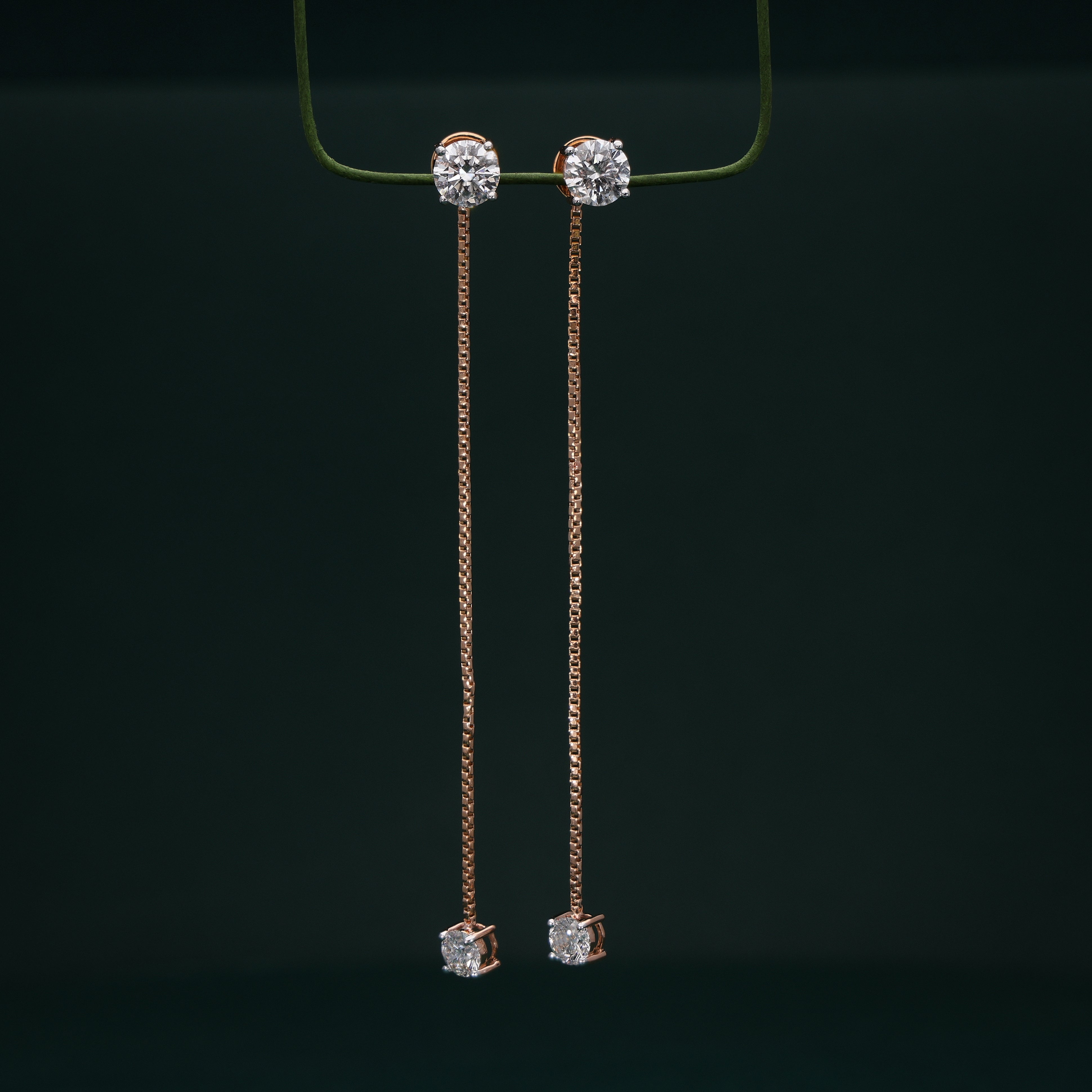 Ethereal Drop Diamond Earrings – Zita Diamonds